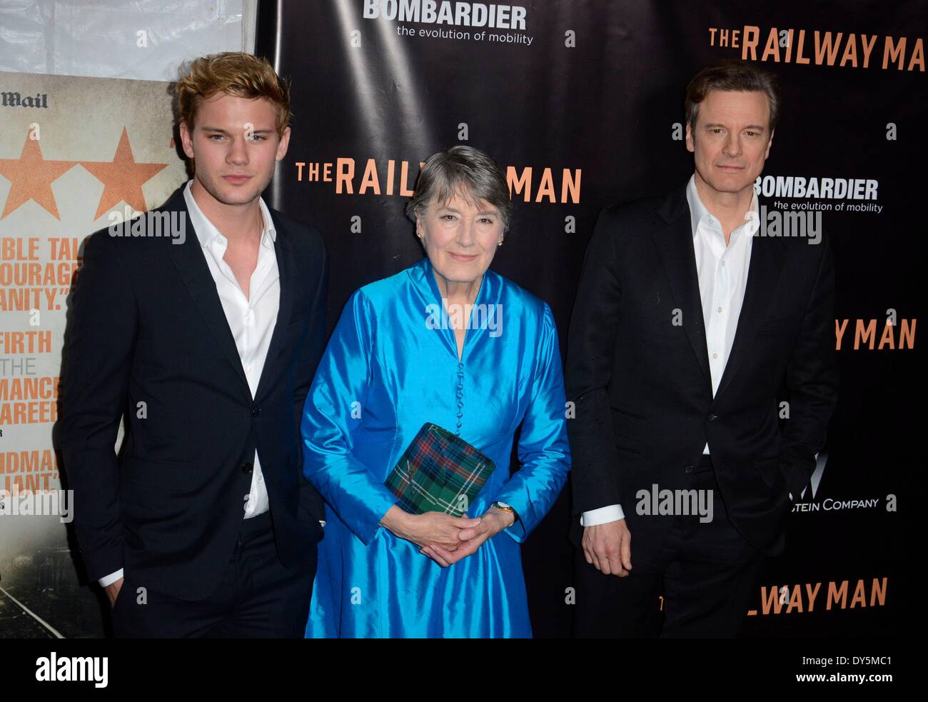 New York, NY, USA. 7th Apr, 2014. Jeremy Irvine, Patti Lomax, Colin ...