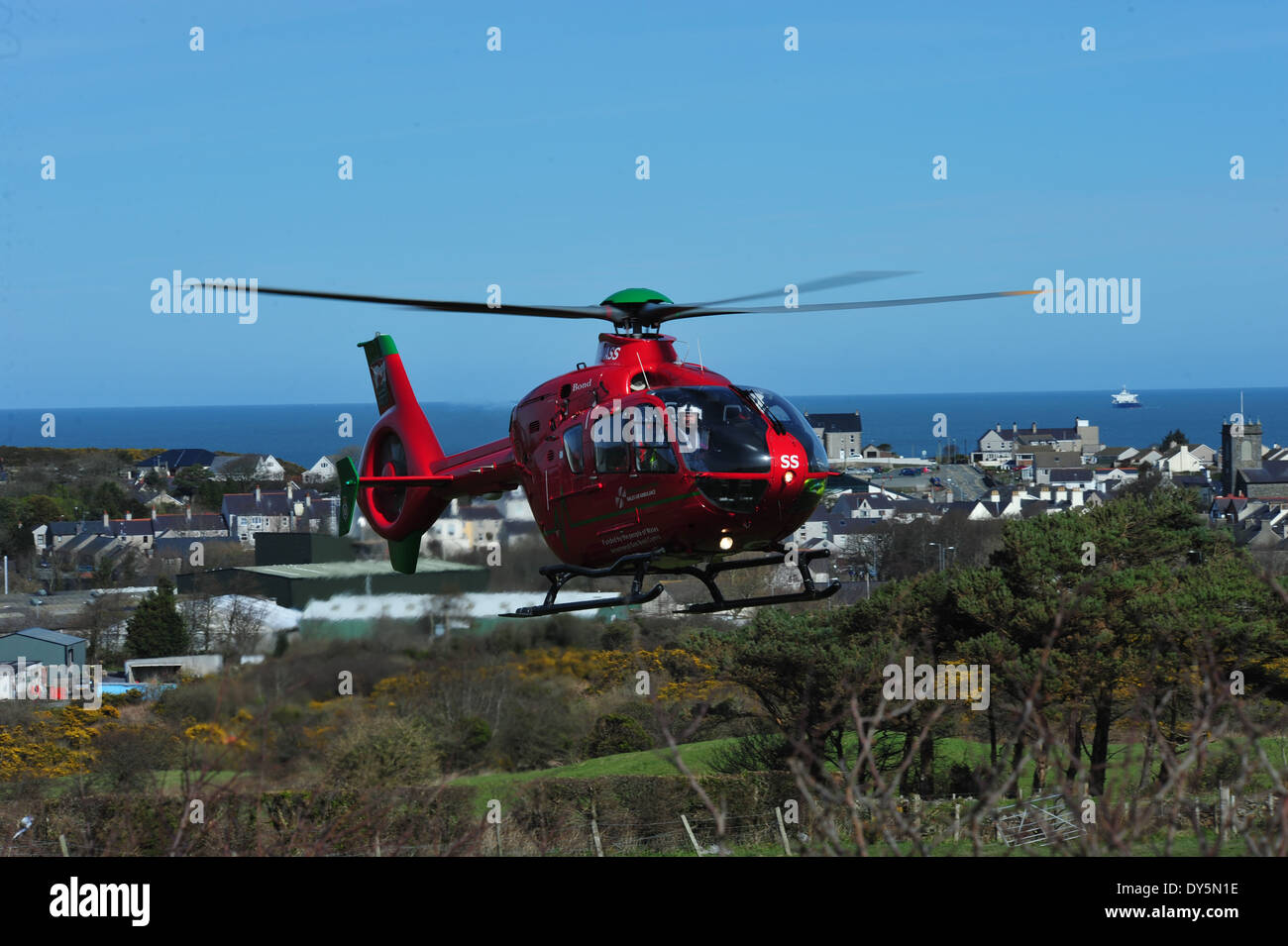 Welsh air ambulance hi-res stock photography and images - Alamy