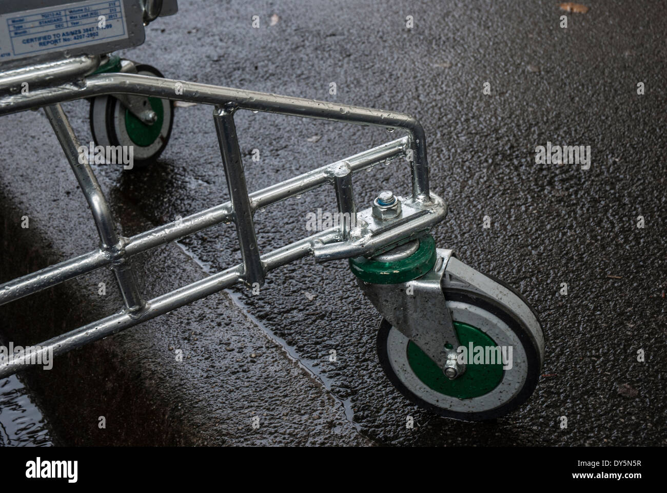 Close up wheel trolley hi-res stock photography and images - Alamy