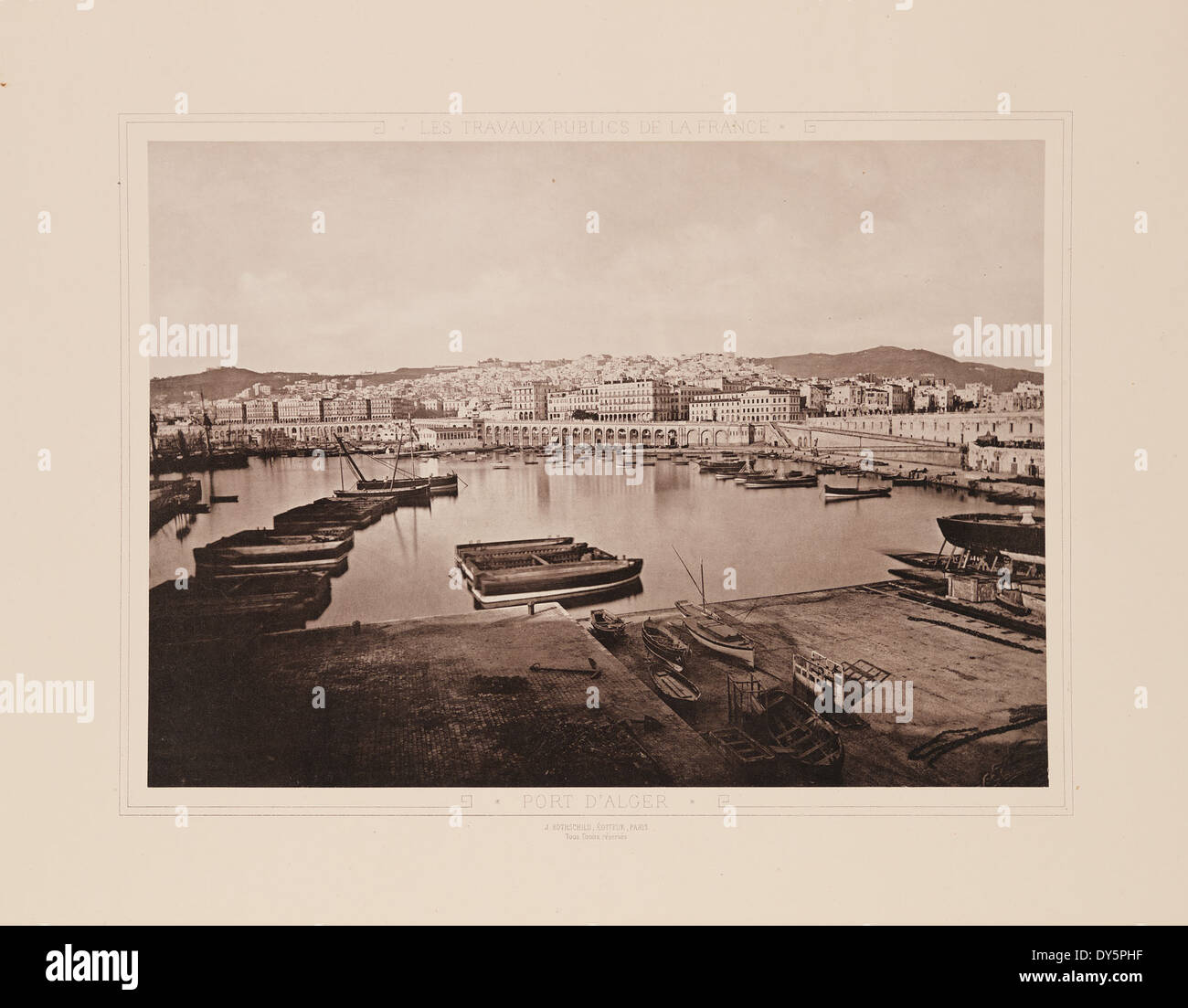 Port d'Alger, the main harbor of Algiers, Algeria, is a vital maritime ...