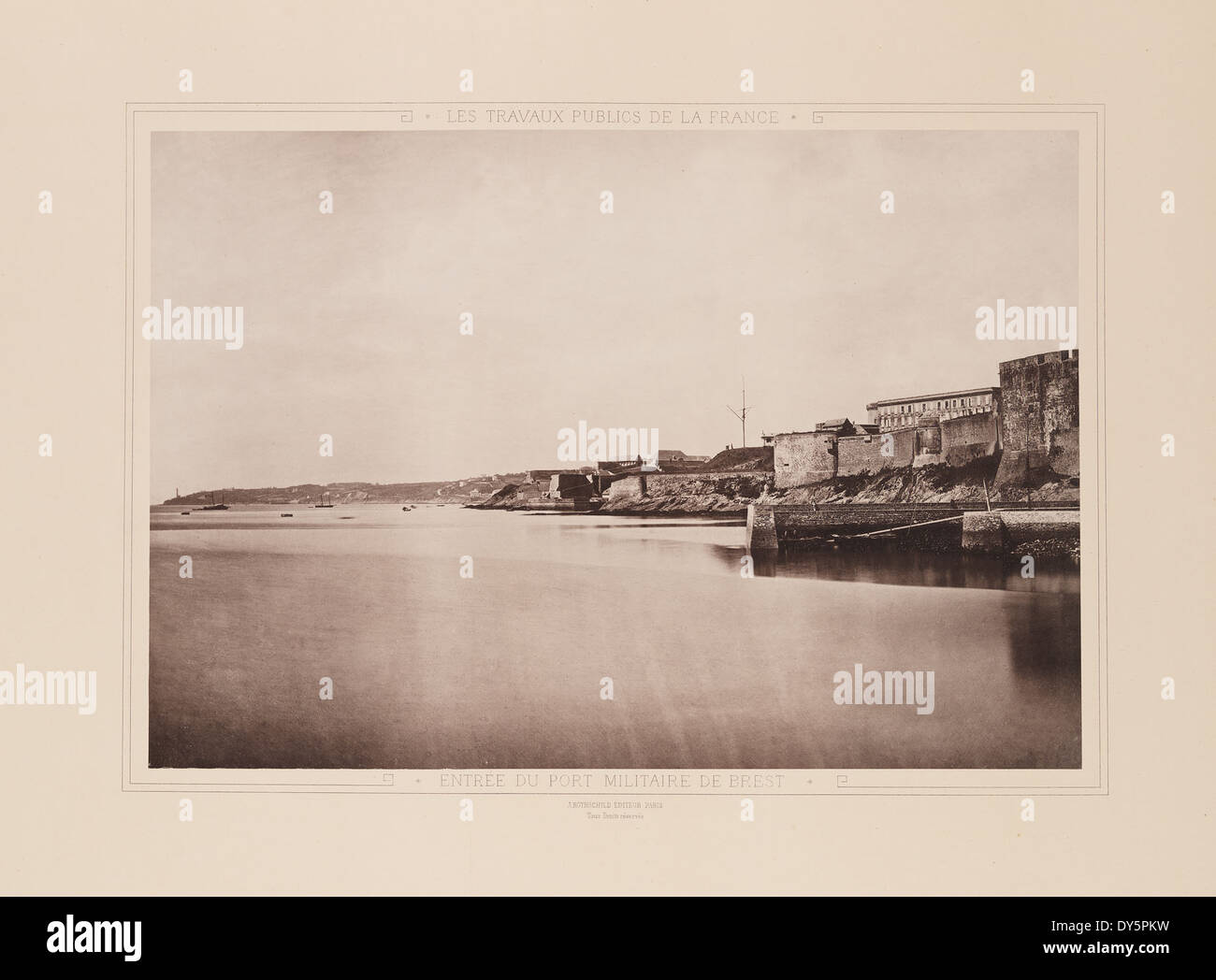 The Entree du Port Militaire de Brest is the entrance to the military ...