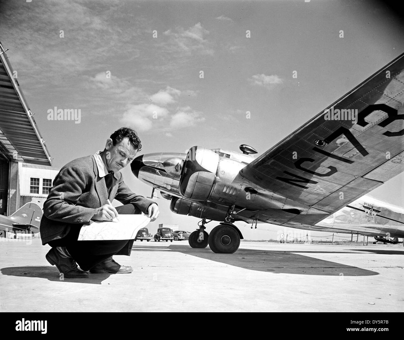 Lockheed electra 12a Black and White Stock Photos & Images - Alamy