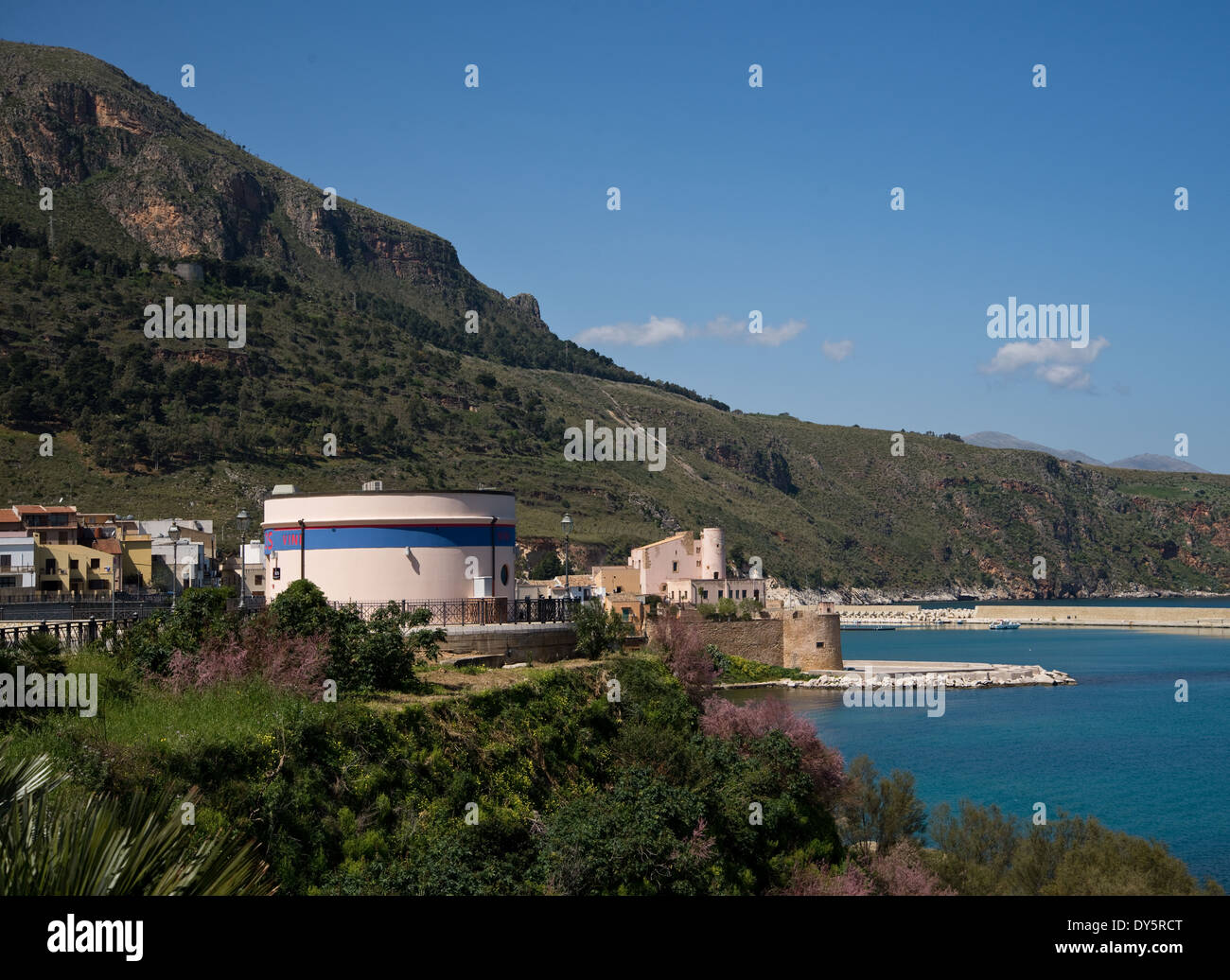 panorama of Castellammare del Golfo Stock Photo - Alamy