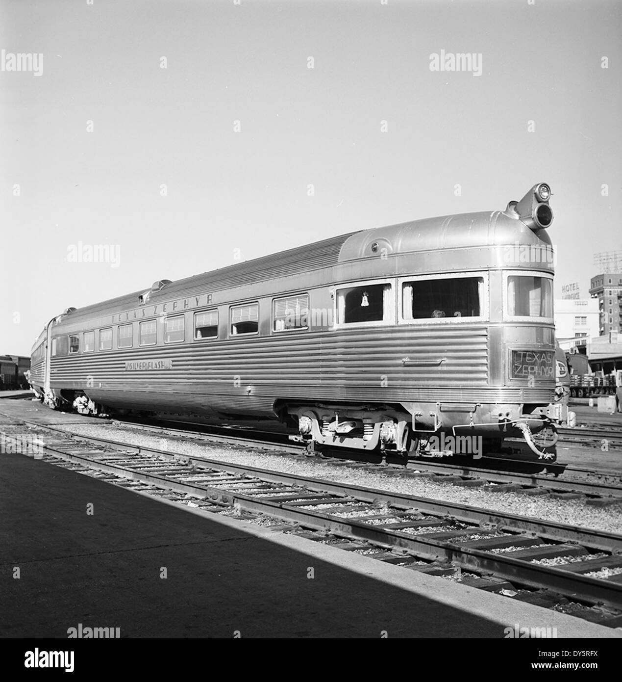 The 'Silver Flash' was a passenger car operated by Fort Worth & Denver ...