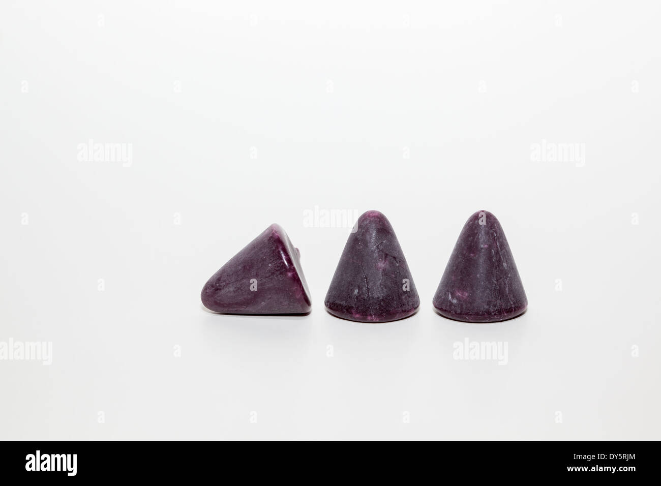 A cuberdon is a cone-shaped Belgian candy Stock Photo - Alamy