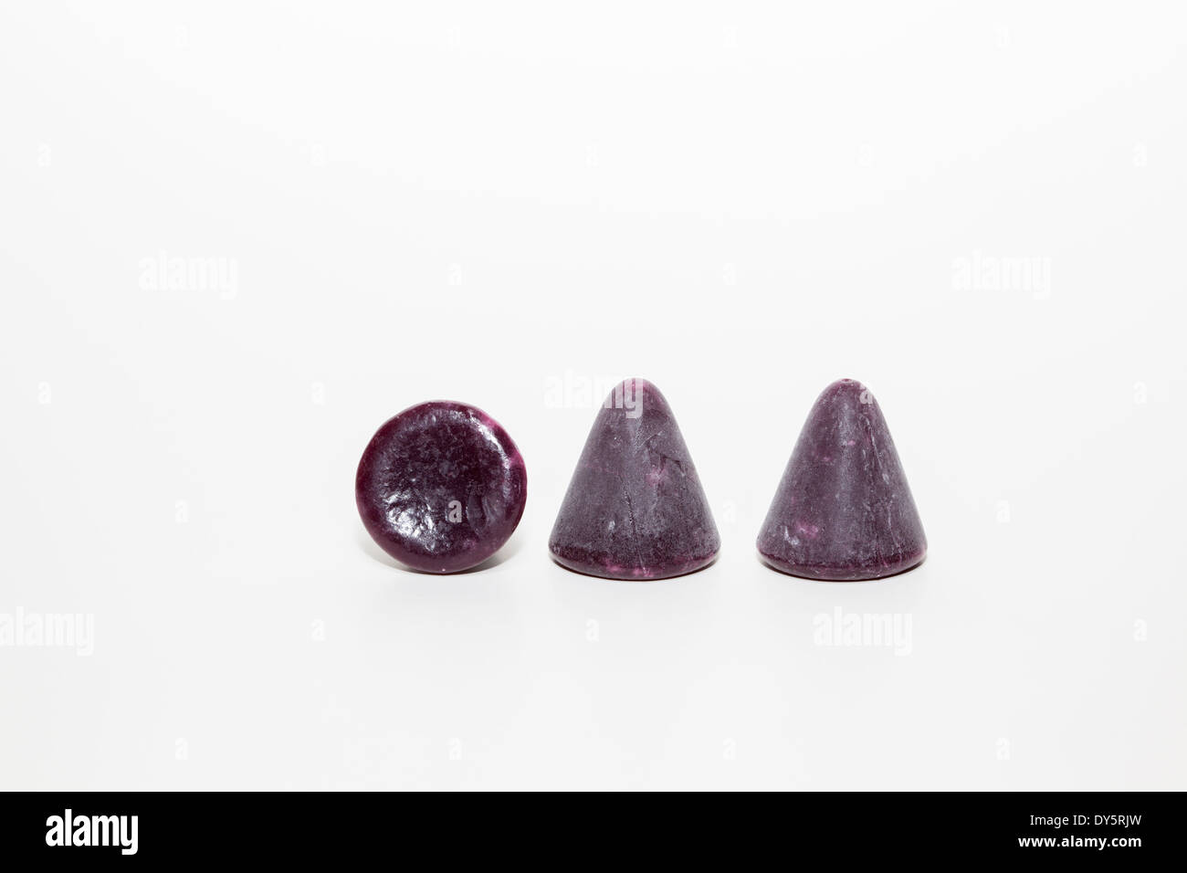 A cuberdon is a cone-shaped Belgian candy Stock Photo - Alamy