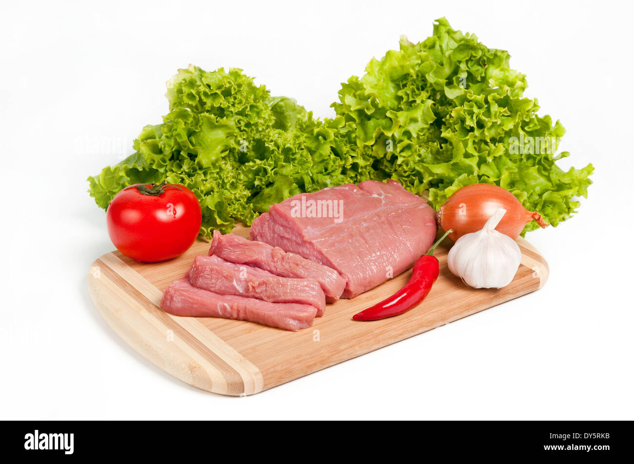 Fresh beef meat green Cut Out Stock Images & Pictures - Alamy