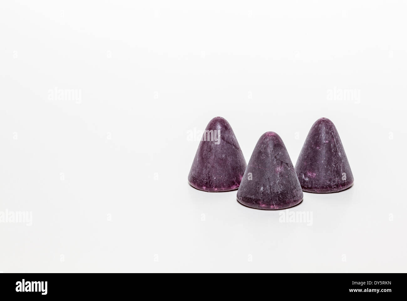 A cuberdon is a cone-shaped Belgian candy Stock Photo - Alamy