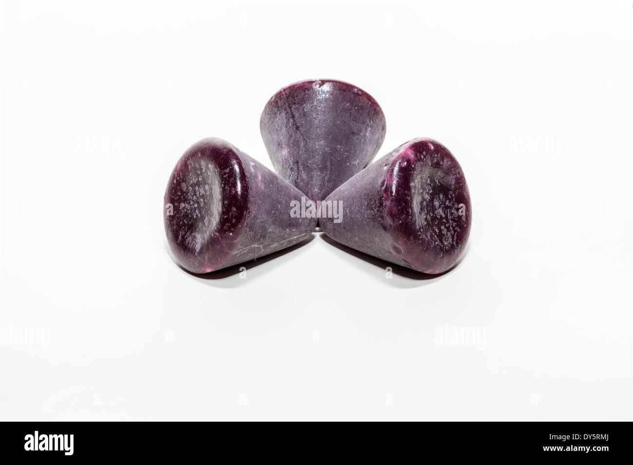 A cuberdon is a cone-shaped Belgian candy Stock Photo - Alamy