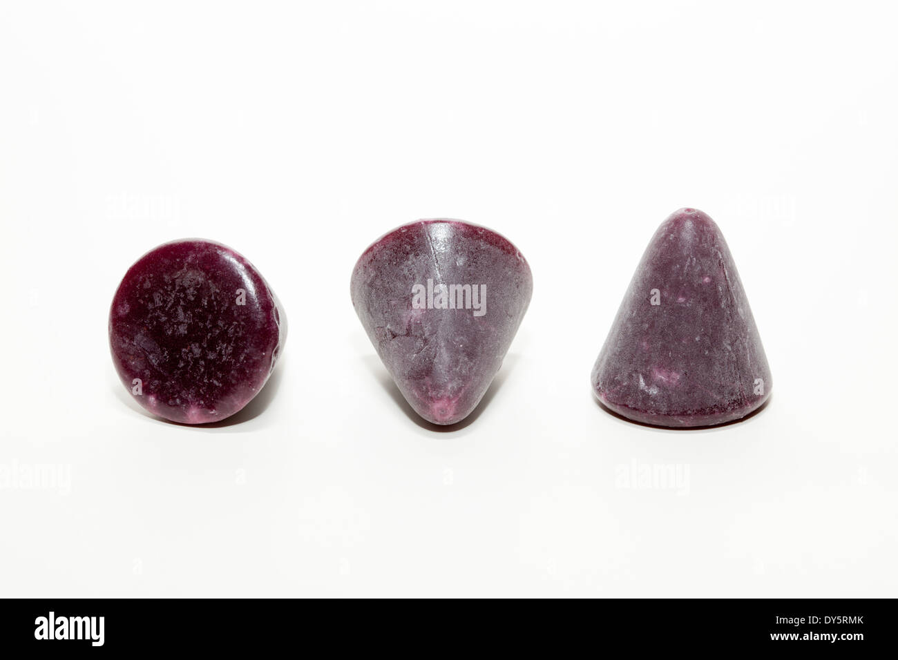 A cuberdon is a cone-shaped Belgian candy Stock Photo - Alamy