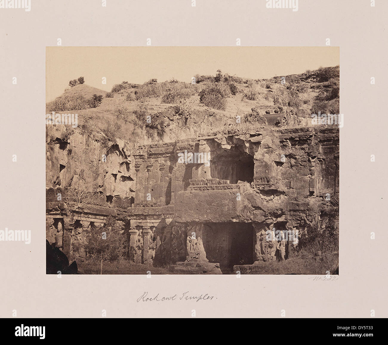 The rock-cut temples at Ellora, India, are significant examples of ...