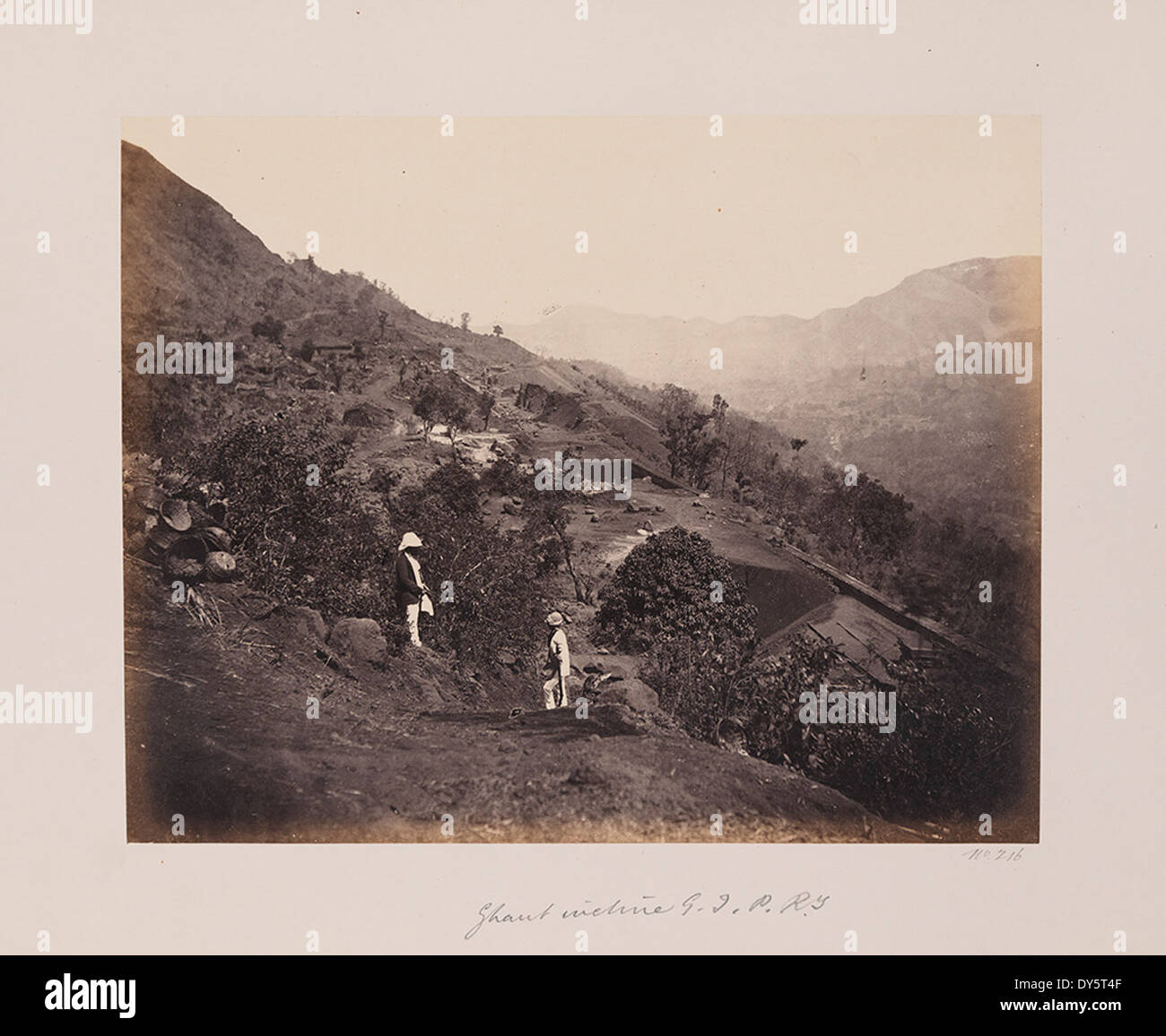 The Ghaut incline, part of the Great Indian Peninsula Railway (GIPR ...