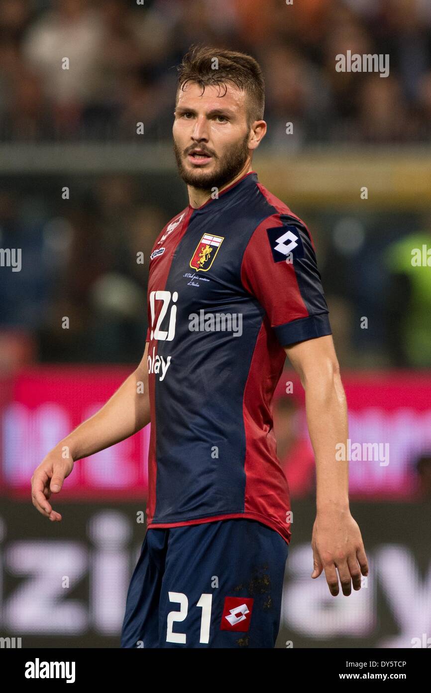 Genova, Italy. 7th Apr, 2014. Marco Motta (Genoa) Football/Soccer ...