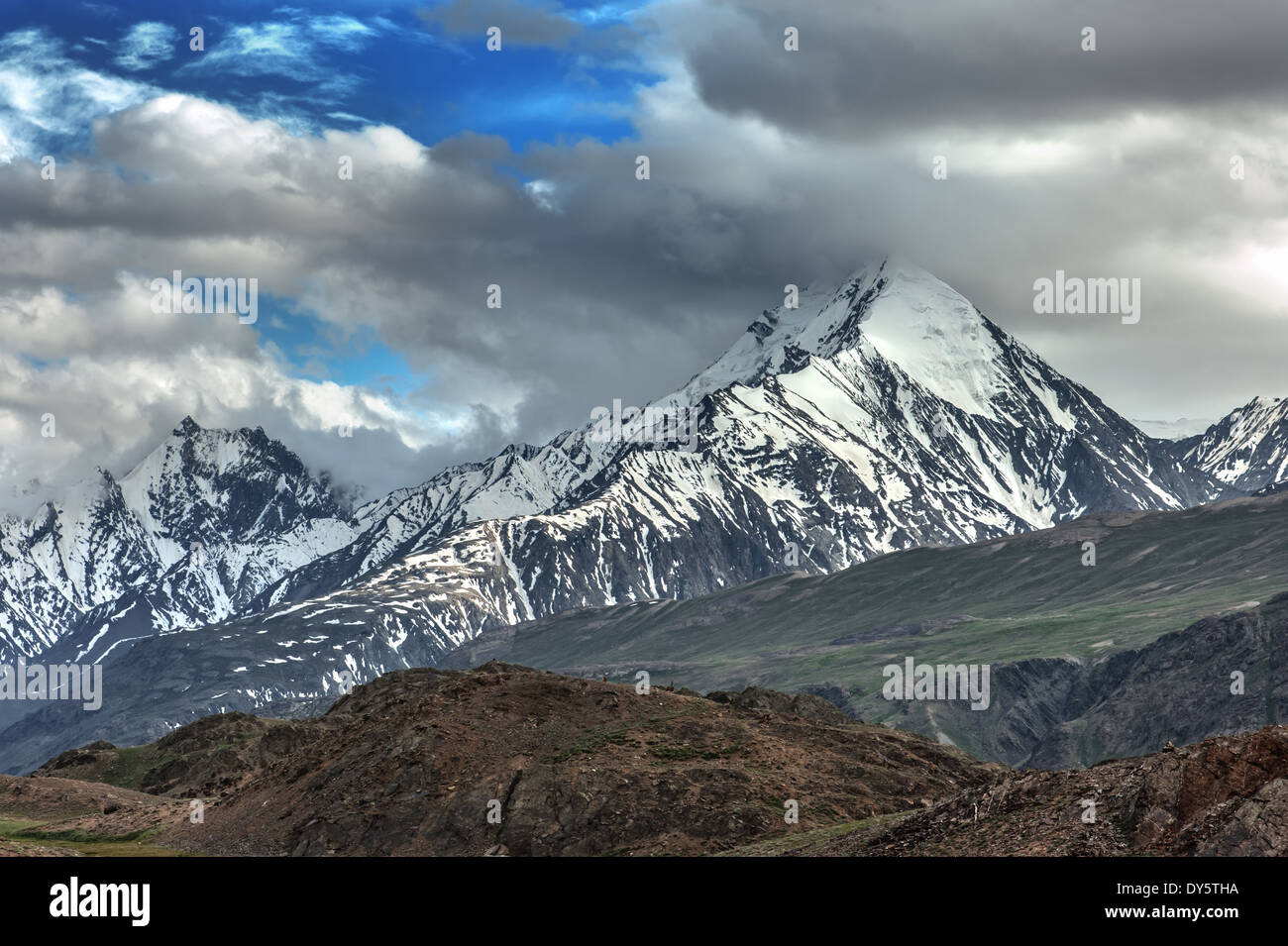 himalayas mountain in summer time Stock Photo - Alamy
