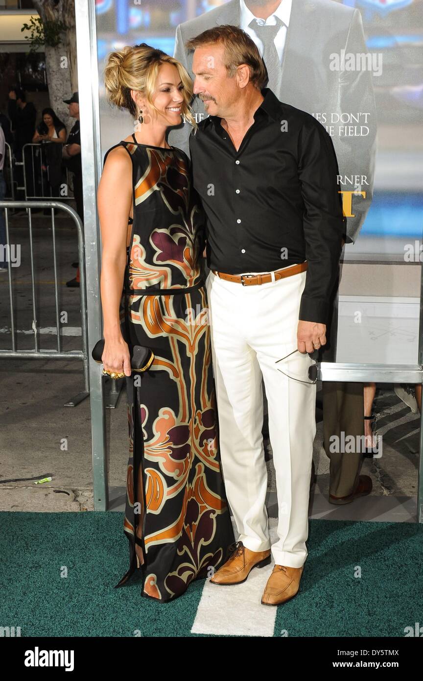 Westwood, CA. 7th Apr, 2014. Christine Baumgartner, Kevin Costner at ...