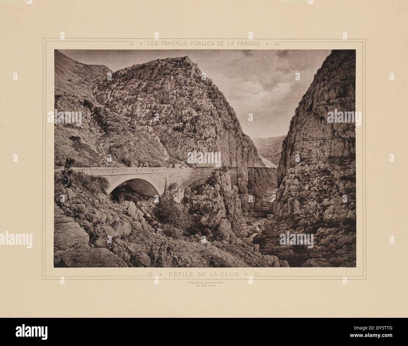 The Defile de la Clue, located in Provence-Alpes-Côte d'Azur, France ...