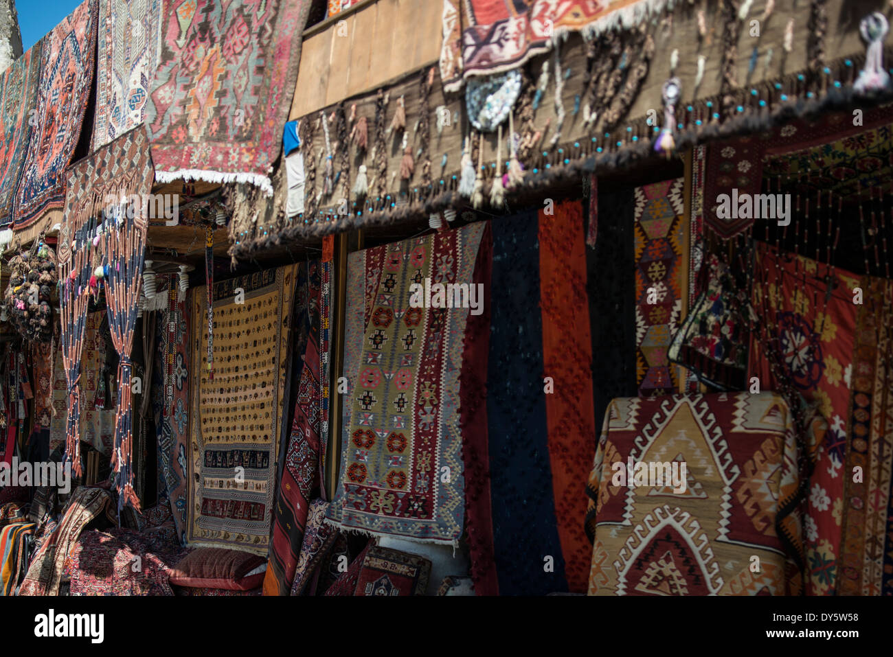 Traditional Turkish rugs shop in Goreme Cappadocia Stock Photo - Alamy