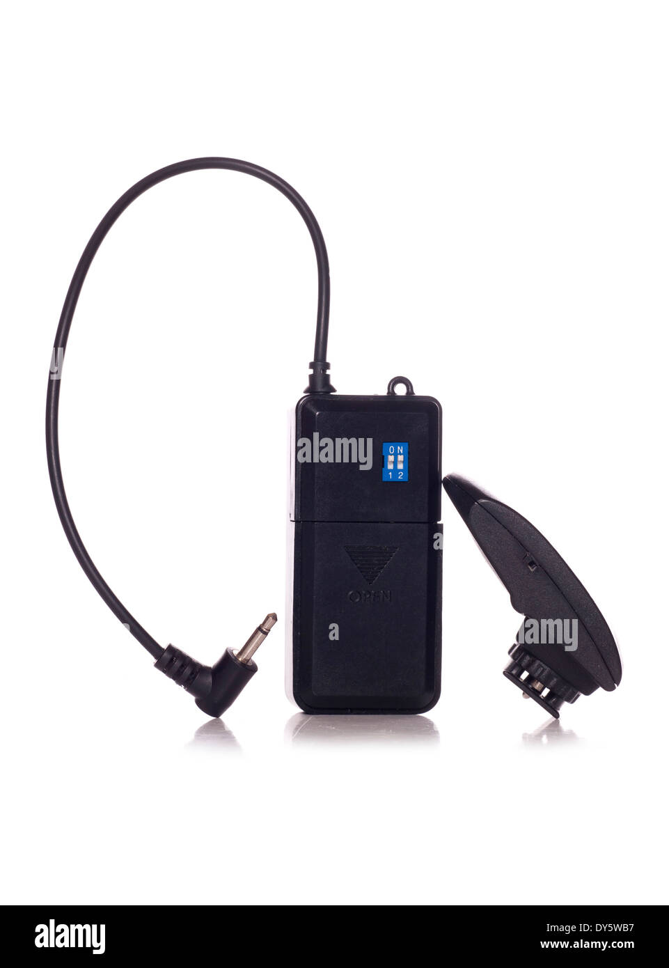 Wireless flash trigger and receiver studio cutout Stock Photo - Alamy