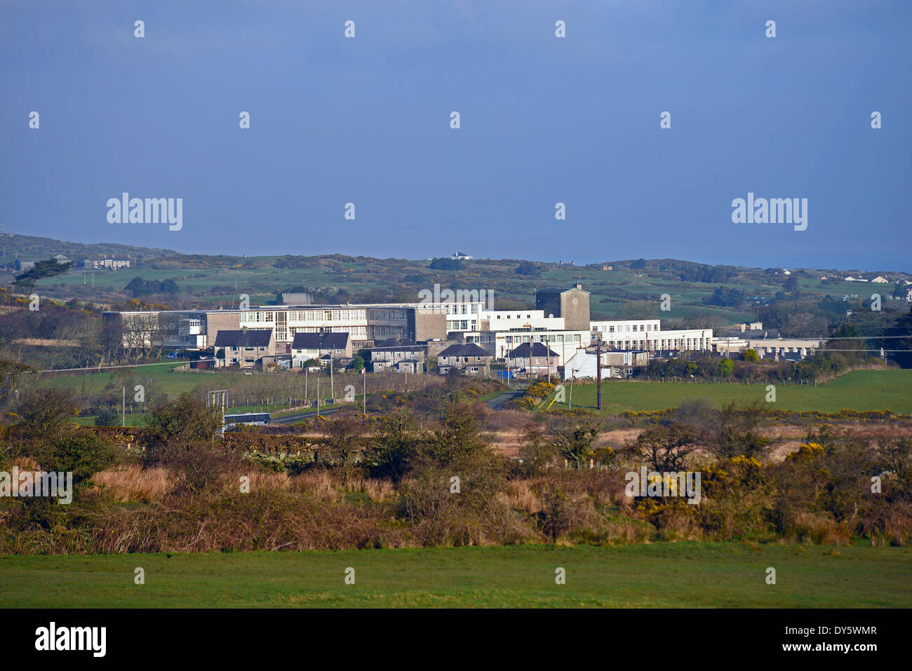 Sir Thomas Jones school Amlwch Anglesey North Wales Uk Stock Photo - Alamy