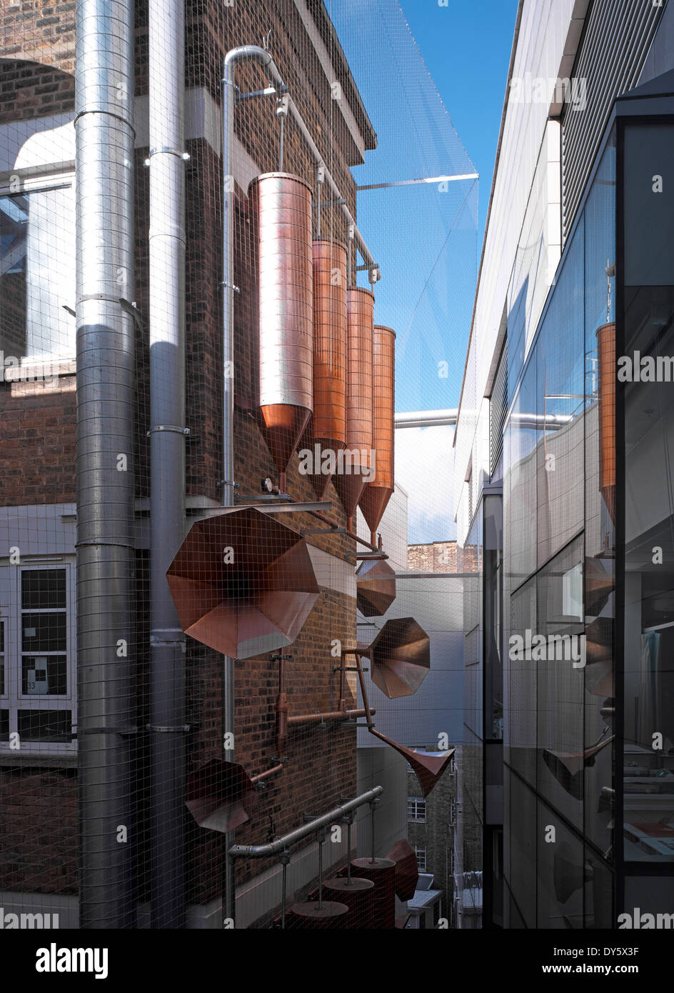 Copper trumpet fantasy brick magical children hospital city dense ...