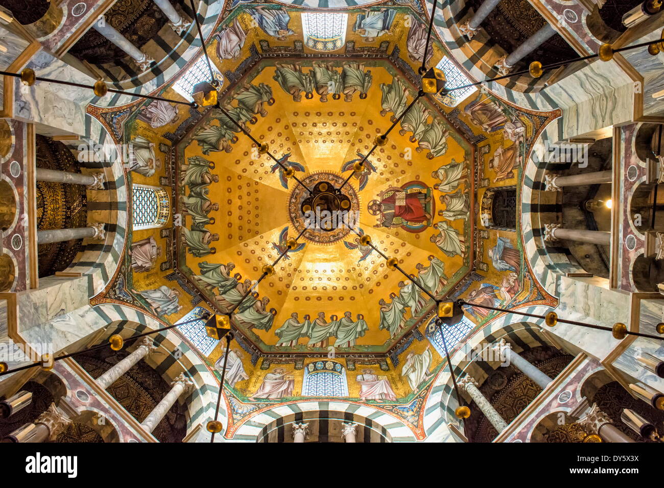 Aachen cathedral interior hi-res stock photography and images - Alamy