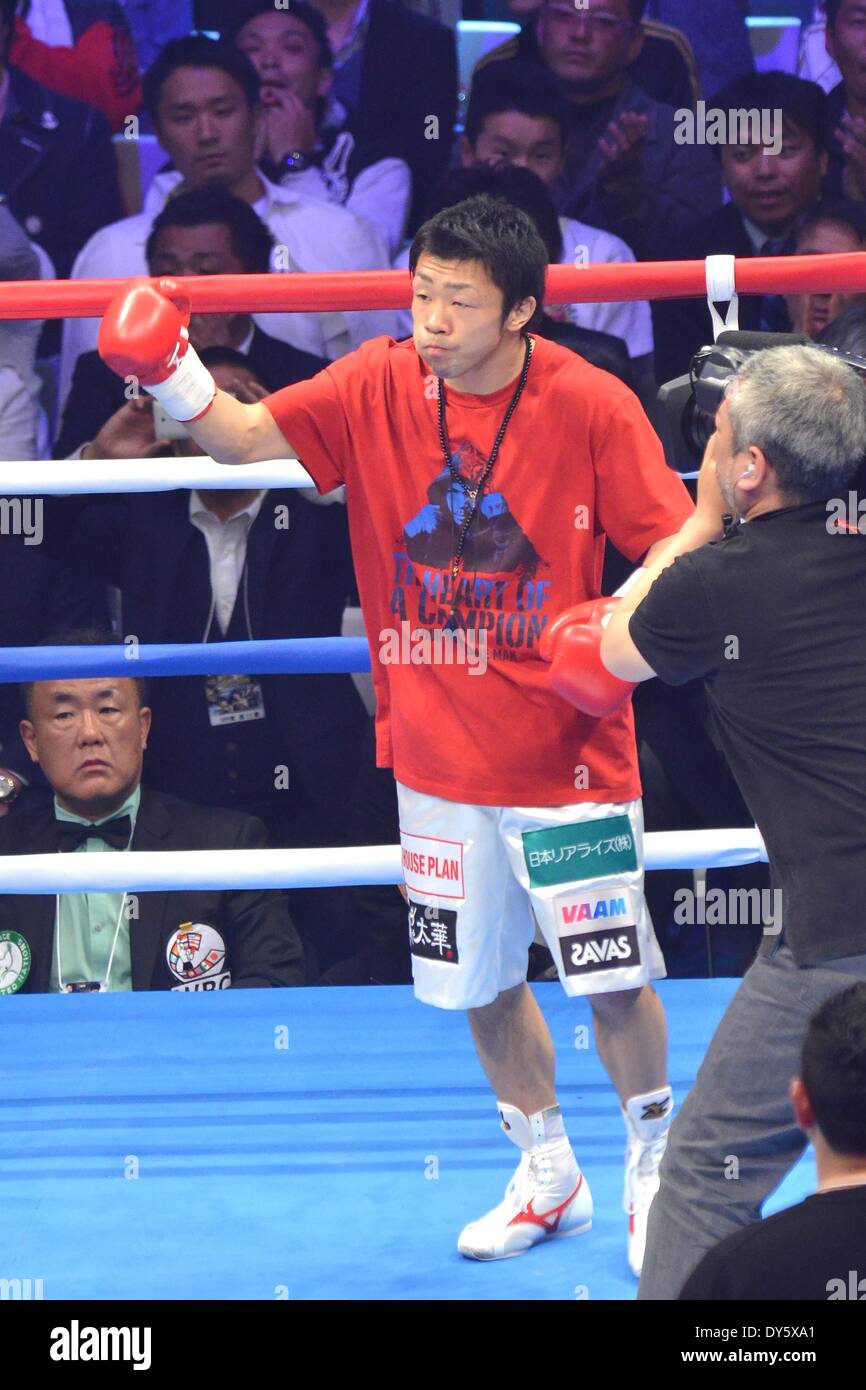 Tokyo, Japan. 6th Apr, 2014. Akira Yaegashi (JPN) Boxing : Akira ...