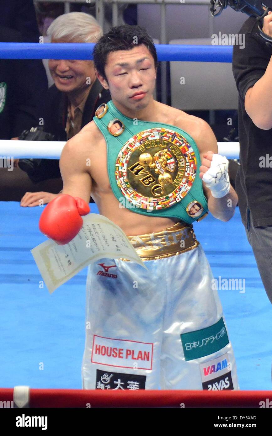 Tokyo, Japan. 6th Apr, 2014. Akira Yaegashi (JPN) Boxing : Akira ...