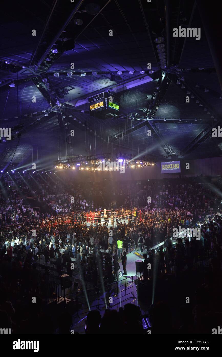 Tokyo, Japan. 6th Apr, 2014. Ota-City General Gymnasium Boxing : A ...