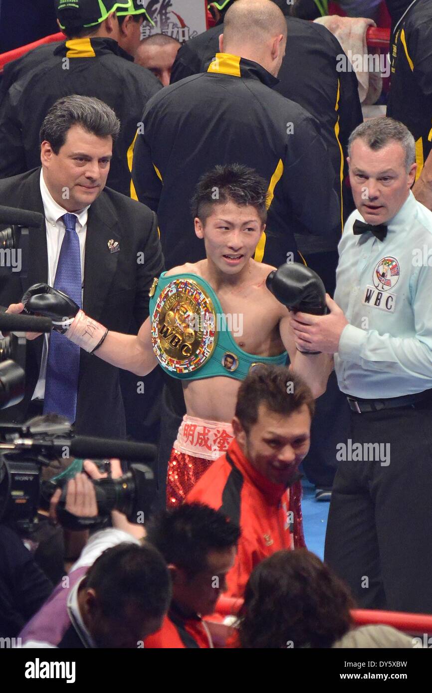 Tokyo, Japan. 6th Apr, 2014. Naoya Inoue (JPN) Boxing : Naoya Inoue of ...