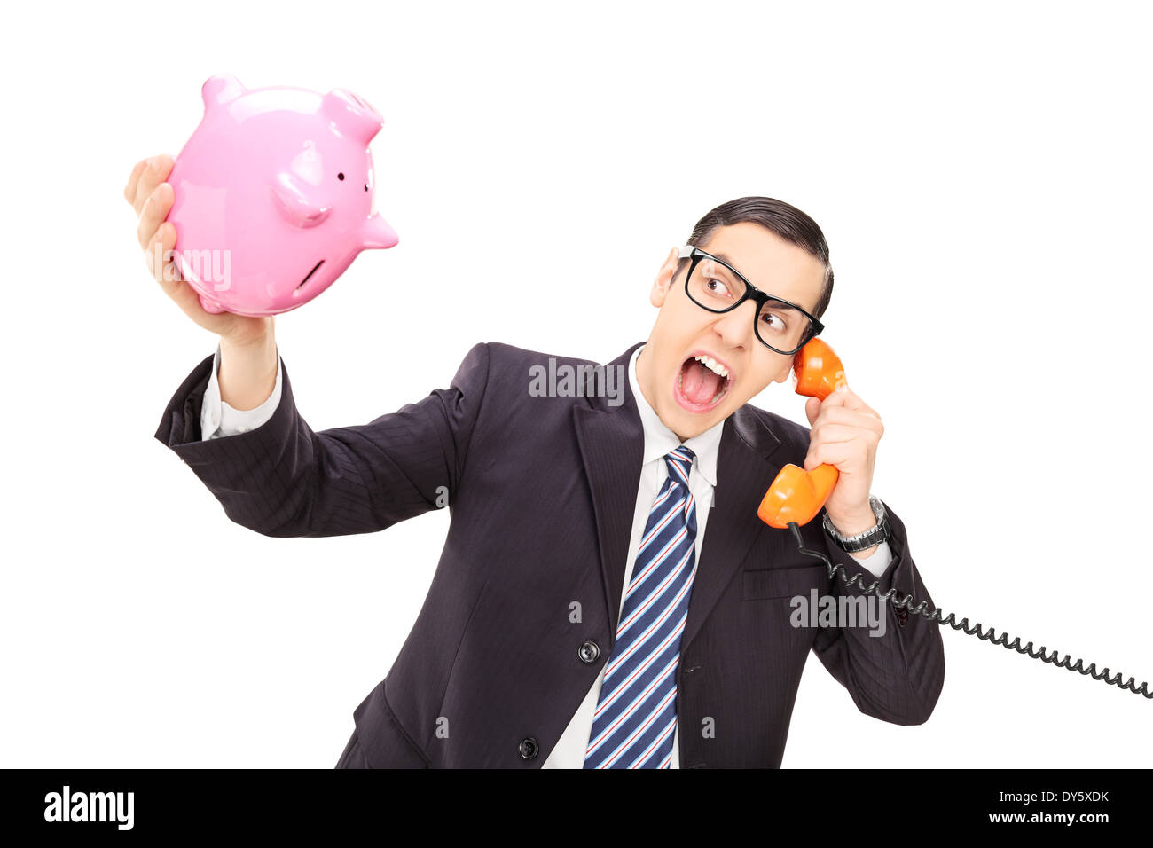 Angry businessman hi-res stock photography and images - Alamy