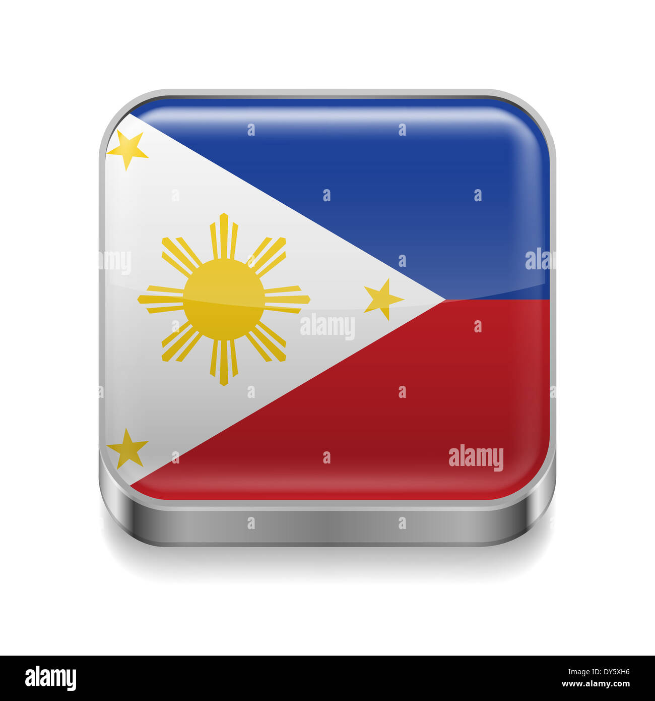 Philippines national colors country Cut Out Stock Images & Pictures - Alamy