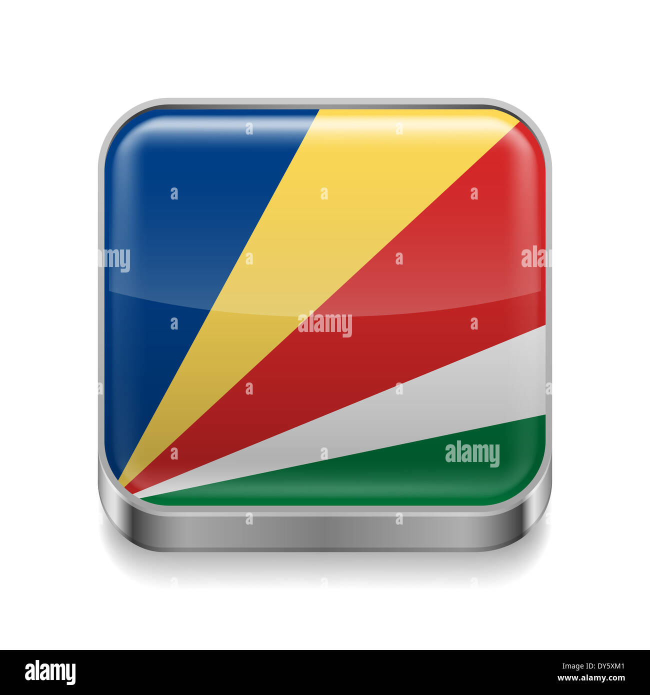 Seychelles flag official colors Cut Out Stock Images & Pictures - Alamy