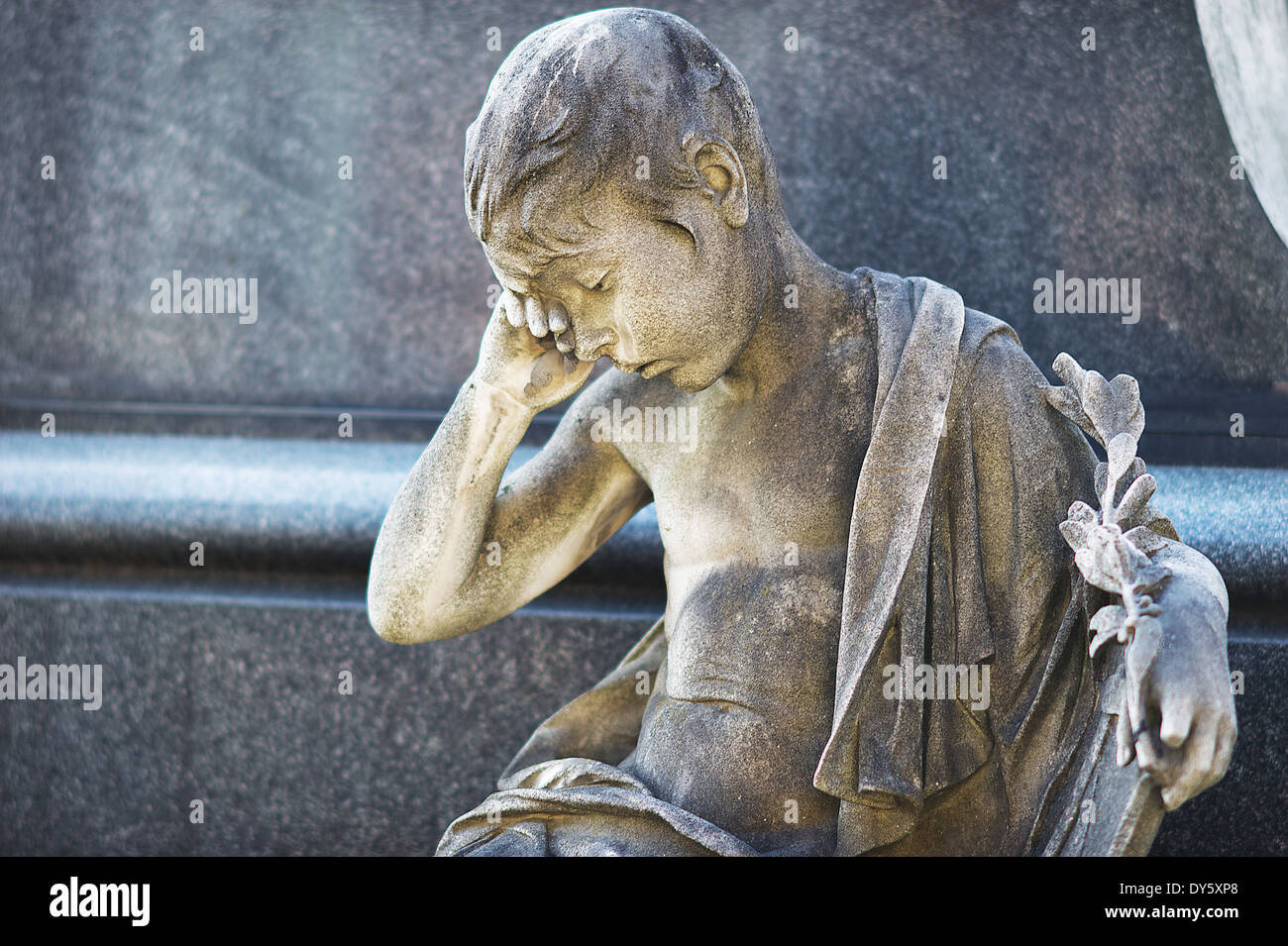 Crying and grave hi-res stock photography and images - Alamy