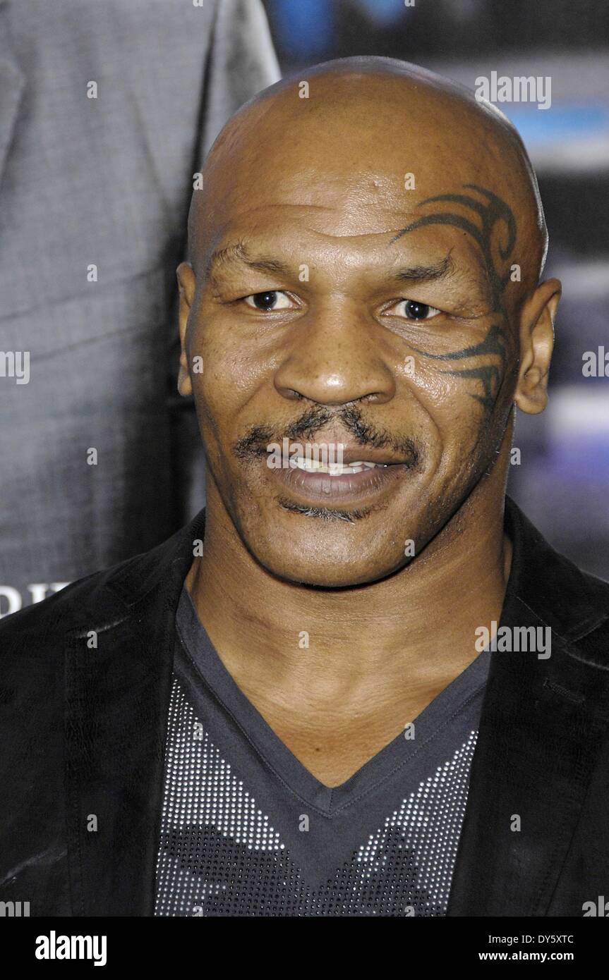 Westwood, CA. 7th Apr, 2014. Mike Tyson at arrivals for DRAFT DAY ...