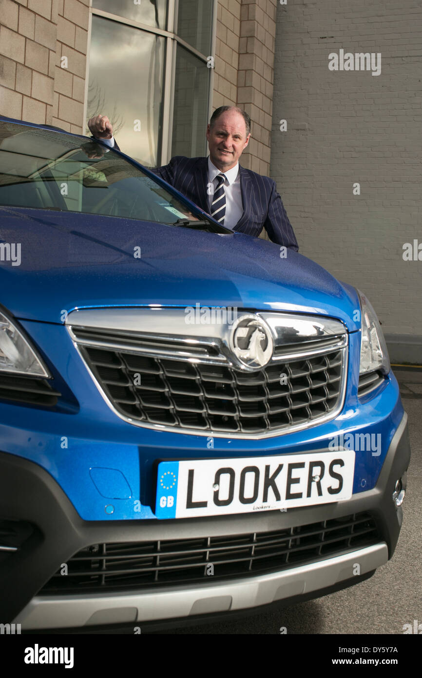 Lookers CEO Andy Bruce at Lookers PLC , Chester Road , Stretford Stock ...