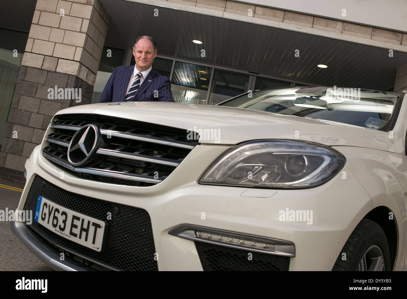 Lookers CEO Andy Bruce at Lookers PLC , Chester Road , Stretford Stock ...