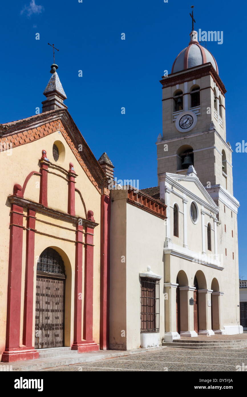 Cathedral and Plaza del Himno, Bayamo, Cuba, West Indies, Caribbean ...
