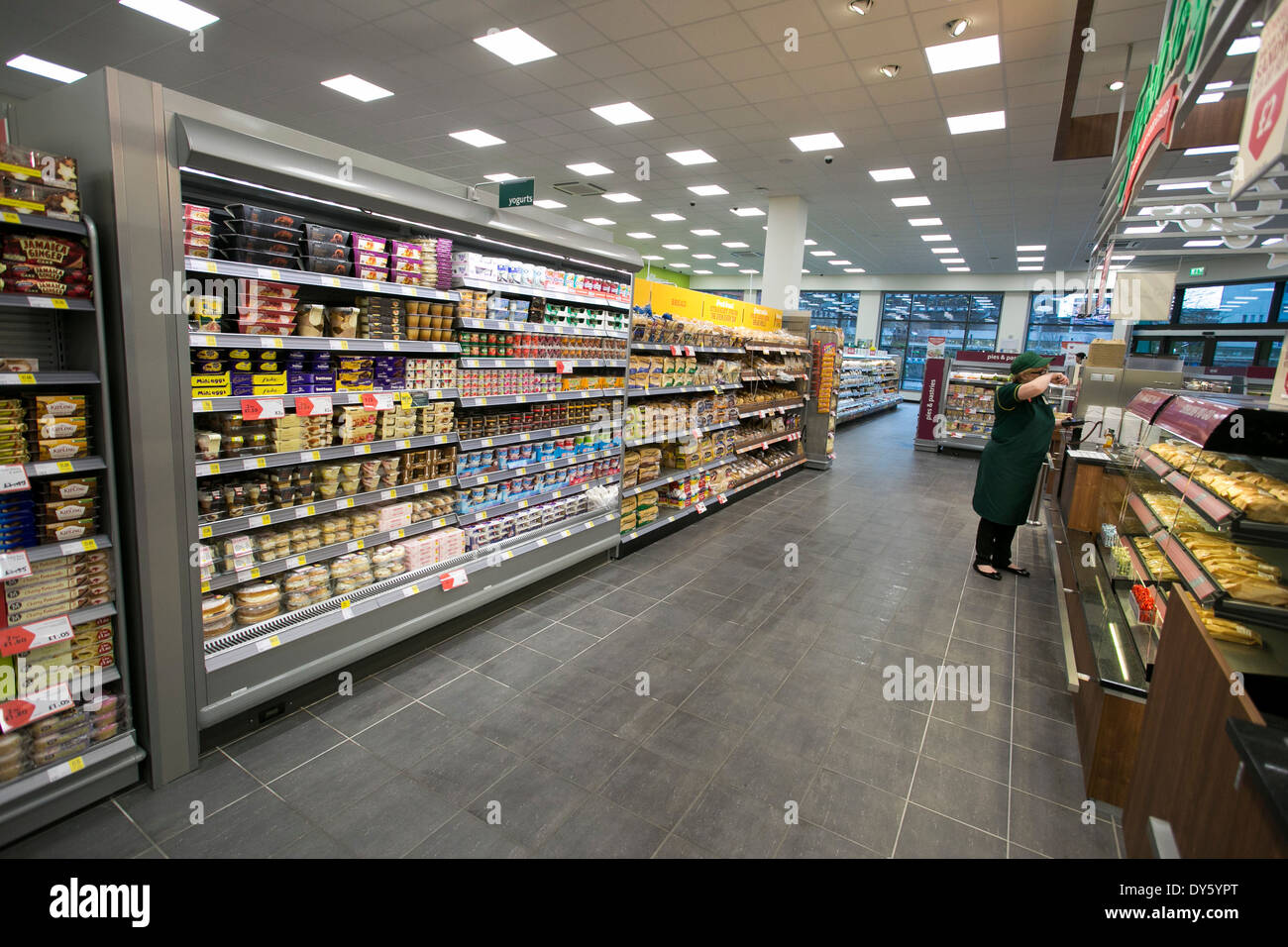 27/02/14 Morrisons M Local opens at Piccadilly Gardens , Manchester ...