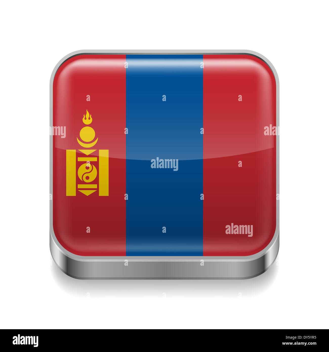 Mongolian official flag Cut Out Stock Images & Pictures - Alamy