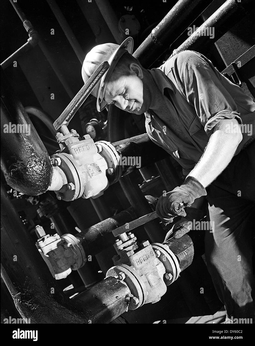 Reed Roller Bit at Shell Oil refinery, Deer Park, Texas Stock Photo - Alamy