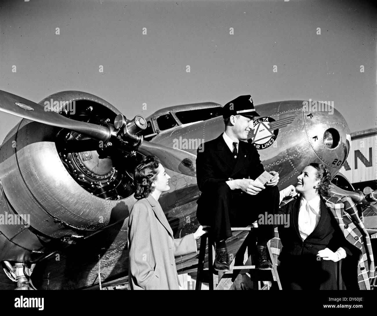 Lockheed model 10 electra Black and White Stock Photos & Images - Alamy