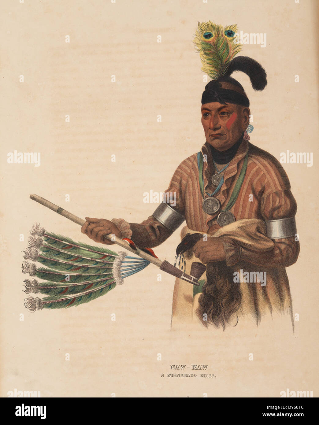 Naw-Kaw, a Winnebago (Ho-Chunk) chief, represents the leadership within ...