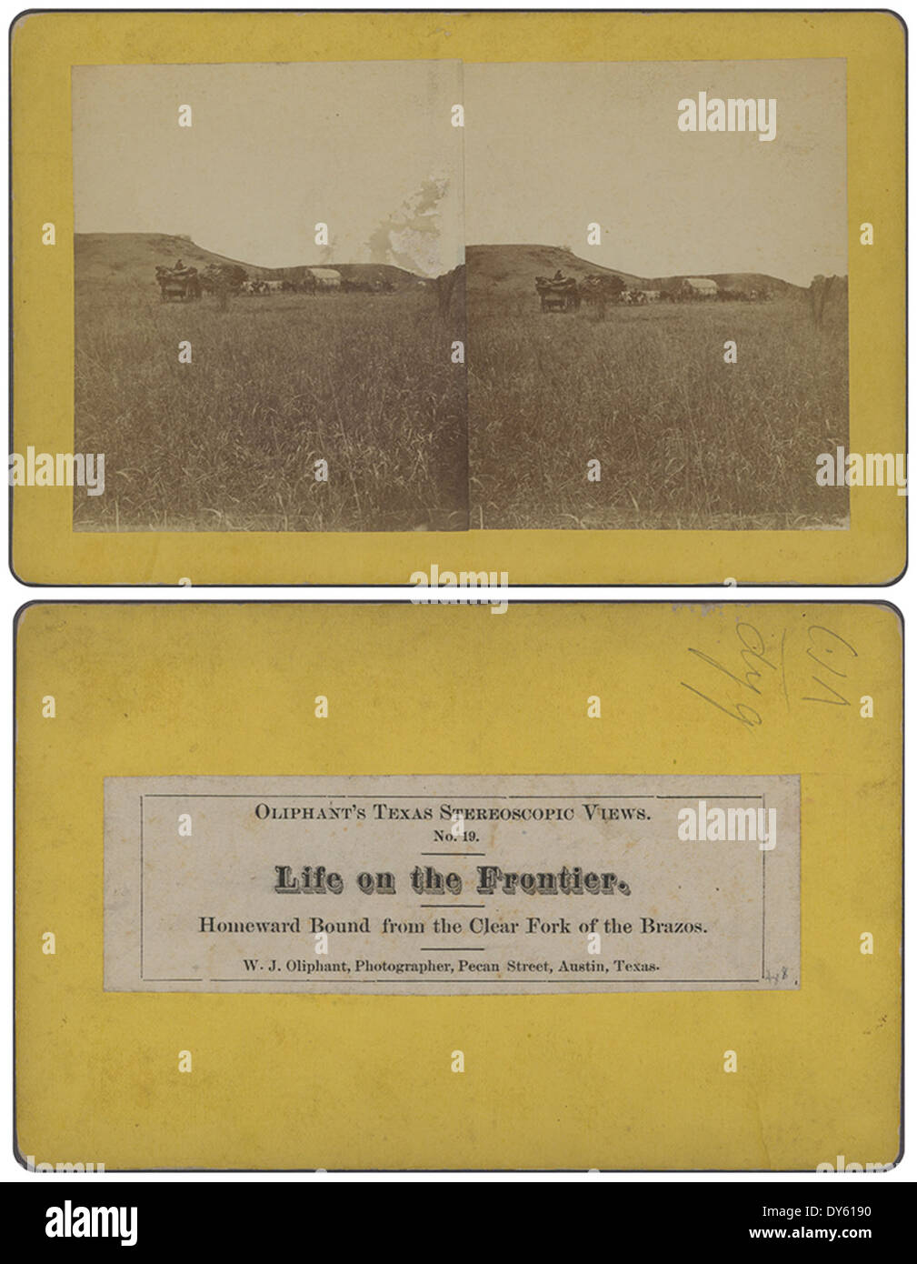 This scene from the U.S. West depicts pioneers traveling homeward from ...