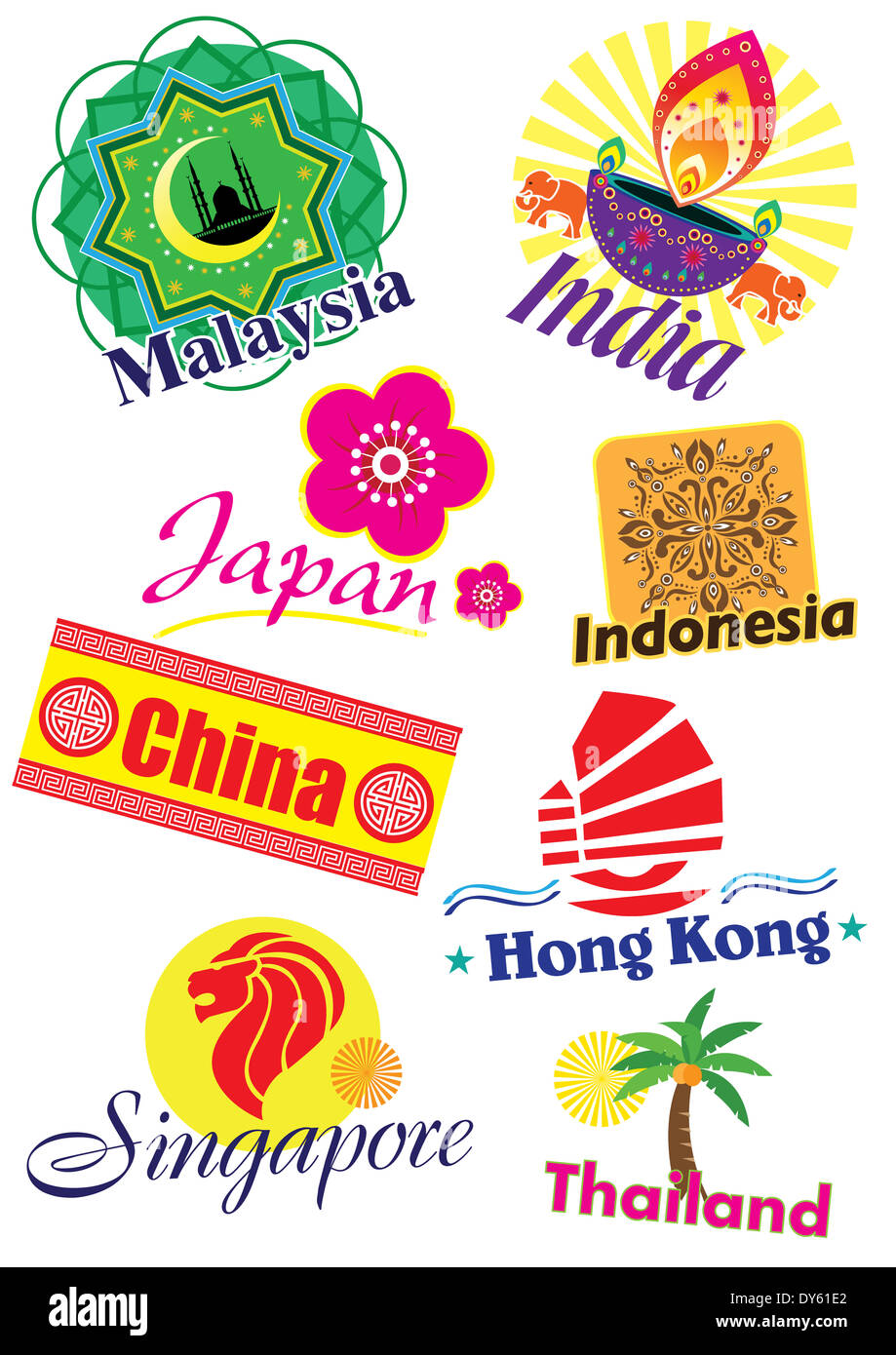 Country travel landmark Stock Photo - Alamy