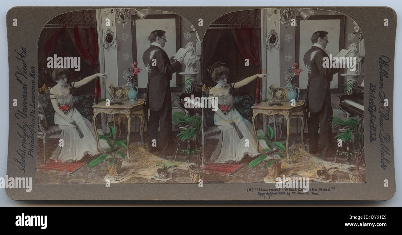 Heavens! What does she mean Stock Photo - Alamy