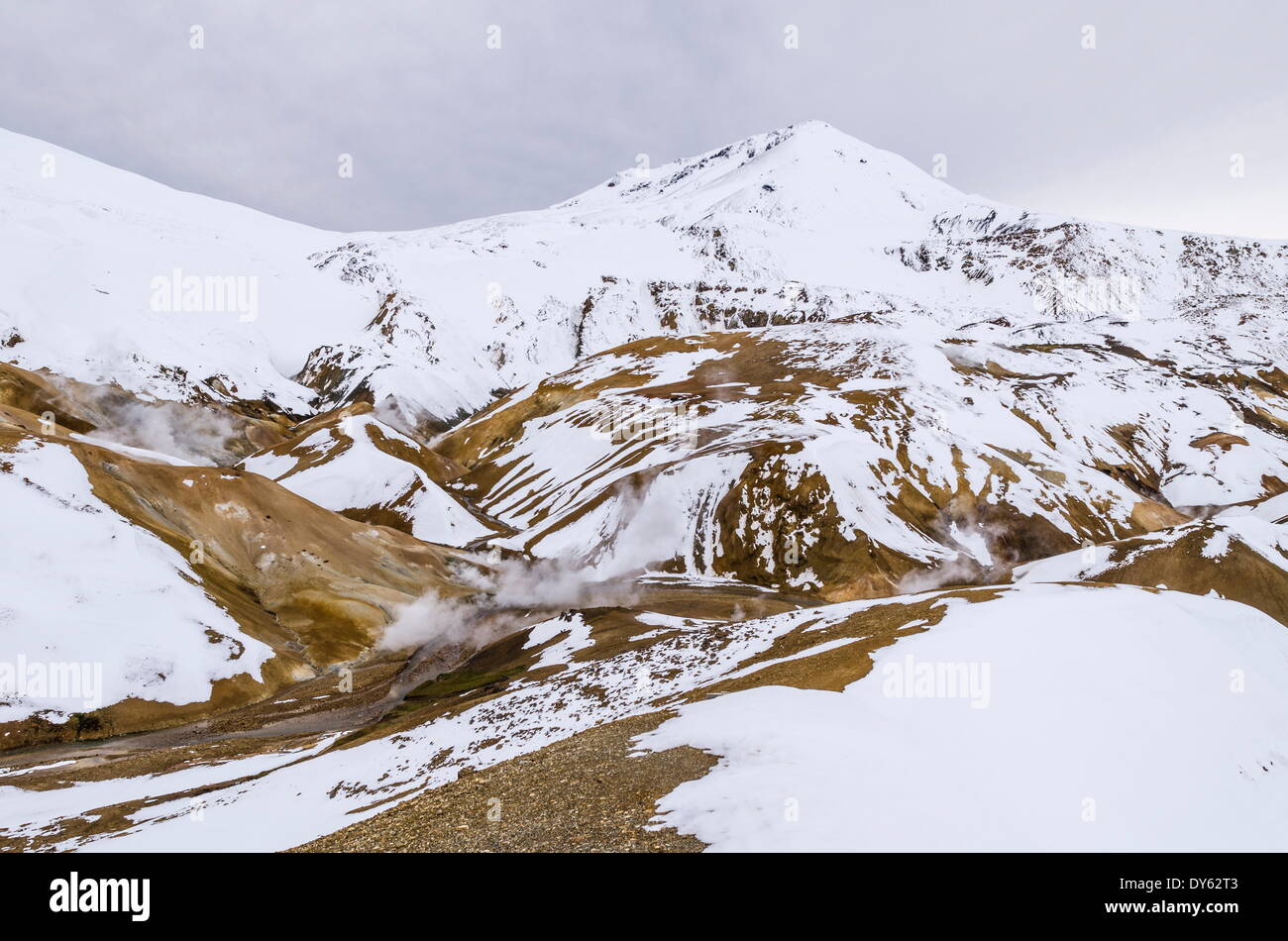 Hveradalir geothermal area, Iceland, Polar Regions Stock Photo - Alamy