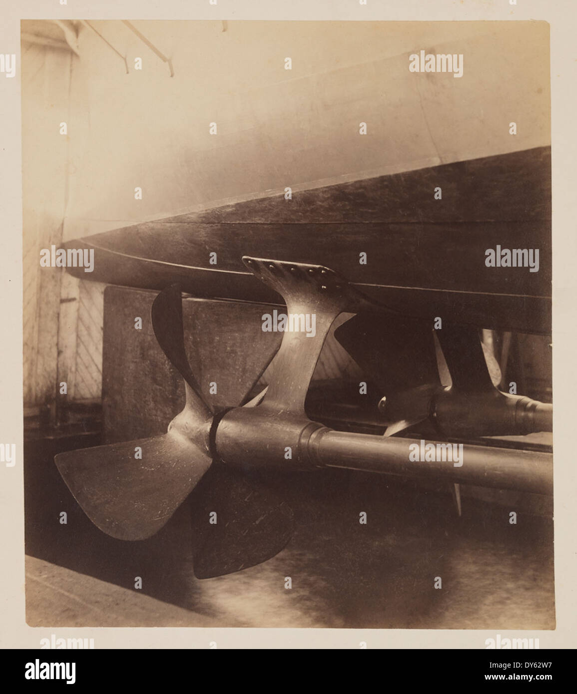 [USS Cushing, Propellers and Rudder, Herreshoff Manufacturing Company ...