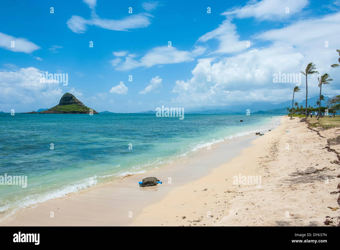 Kualoa Beach, Oahu, Hawaii, United States of America, Pacific Stock ...