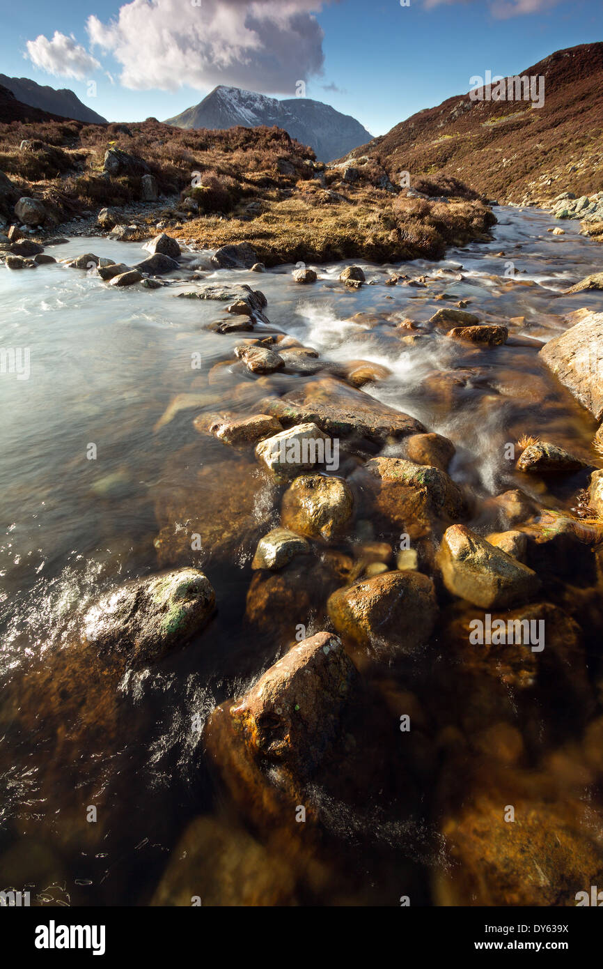 High Crag from Warnscale Beck, Buttermere, Lake District, Cumbria ...