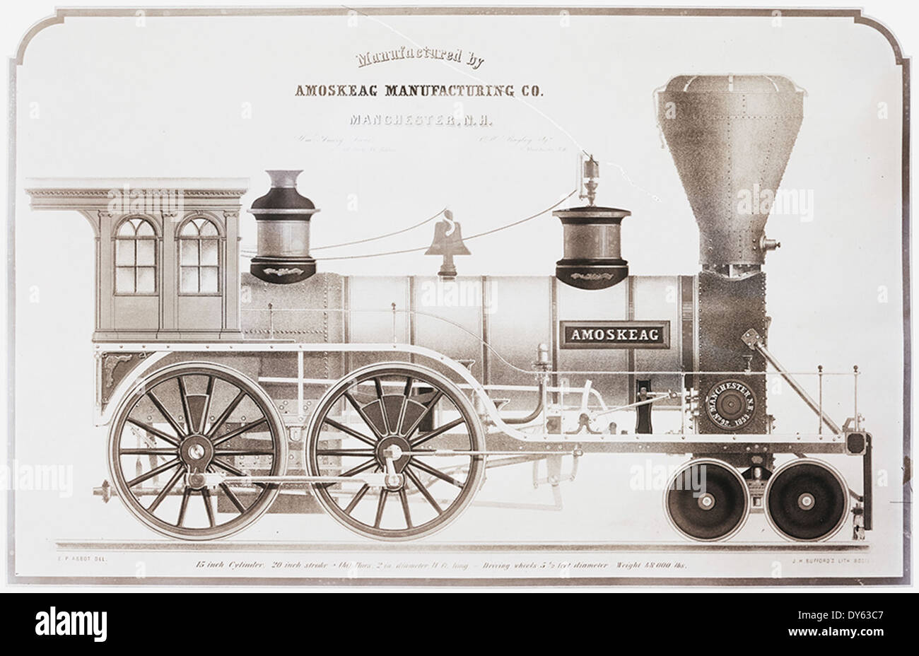 Amoskeag locomotive hi-res stock photography and images - Alamy